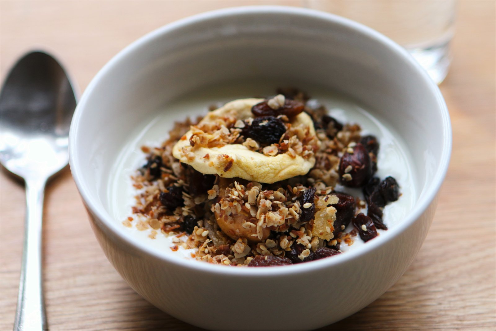 Apple, cinnamon & sultana granola with Activia - Recipes from a Normal Mum